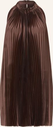 Reiss Reiss Plisseekleid Astrid braun