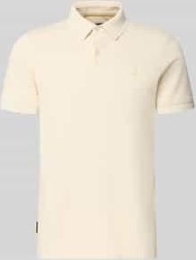 PME Legend Slim Fit Poloshirt mit Label-Detail