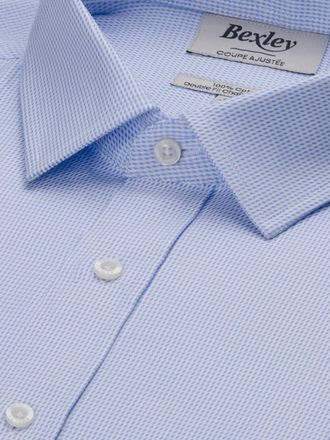 Bexley Sylv&eacute;nias - Chemise homme blanc et bleu clair