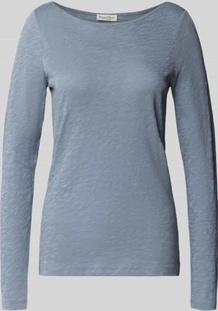 Marc O'Polo Slim Fit Langarmshirt aus reiner Baumwolle