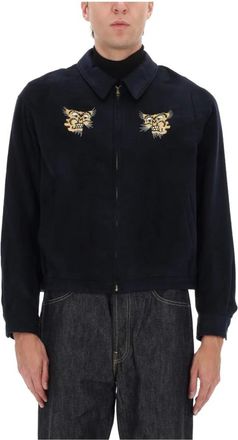 Visvim Homme, Vestes, Bleu, Taille: L Norad Blouson (Silk)