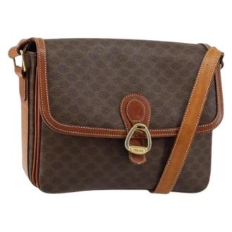 Celine Sac bandouli&egrave;re vintage en cuir Pre-owned - Femme - Pre-owned - Brun - Taille: ONE Size