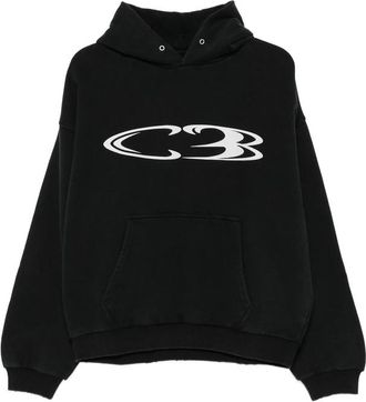 Cole Buxton Logo-print Pouch-pocket Hoodie