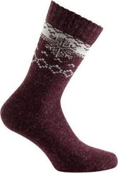 Kindy Mi-chaussettes fantaisie Flocon jacquard