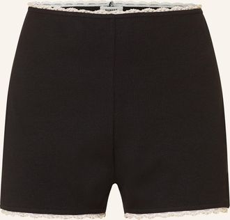 Sandro Sandro Jerseyshorts Mit Schmuckperlen schwarz