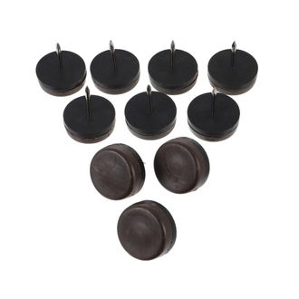 SOLUSTRE GLEAVI M&ouml;belgleiter aus Nylon mit N&auml;geln 40 St&uuml;ck rutschfeste Bodenschoner f&uuml;r Holzb&ouml;den Ger&auml;uschd&auml;mmend Geeignet f&uuml;r Tische und St&uuml;hle Feuchtigkeitsb