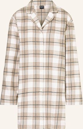 HUGO BOSS Nachthemd Holiday Aus Flanell beige