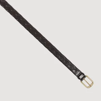 Sandro Ceinture en cuir v&eacute;g&eacute;tal tress&eacute;e