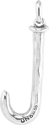 Uno De 50 UNOde50 Sterling Silber überzogener Anhänger Buchstabe J, Taglia unica, Versilberte Metalllegierung