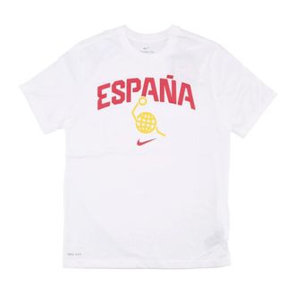 Nike Homme, Tops, Blanc, Taille: XL Espagne Tee-shirt Basket 2024 Célébration