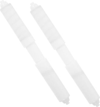 NUOBESTY 2 Stück Toilettenpapierhalter Ersatz Kunststoff Stab Federbelastete Ausziehbare Zentrale Papierrollenachse für Bad Hotel Flexibel und Langlebig Kompat