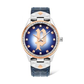 Police Blaue Lederuhr Quarz Analog - - Accessories - Damen - Blau - ONE SIZE
