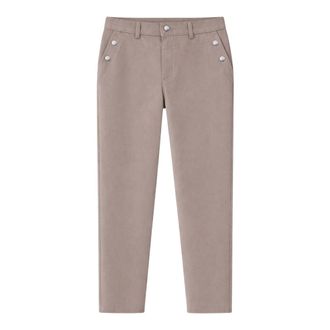 2-Biz Femme, Pantalons, Brun, Taille: 38 FR Pantalon slim
