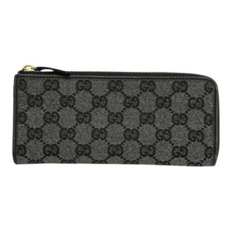 Gucci Portefeuille long Pre-owned (bi-pli) - Femme - Pre-owned - Gris - Taille: ONE Size