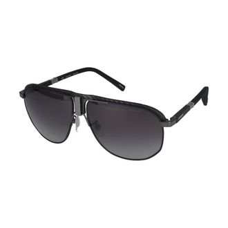 Chopard Homme, Accessoires, Gris, Taille: 62 MM Lunettes de Soleil en Bachelite Noir Mat