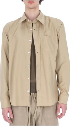A.P.C. A.p.c., Homme, Chemises, Beige, Taille: 2XL Casual Chemises