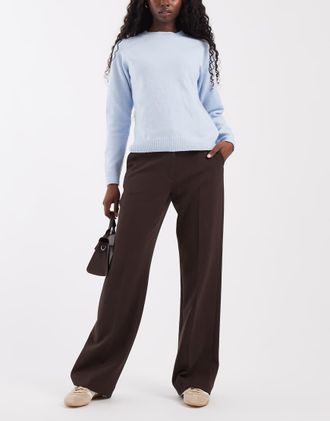 & Other Stories pantalon &eacute;vas&eacute; marron chocolat