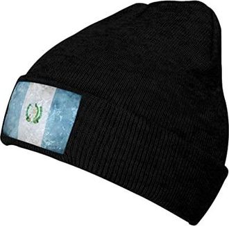 Generic Bonnet Tricoté Drapeau du Guatemala Unisexe Knit Beanie Amples Chapeau pour À Pied La Rue Ski