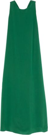 Aspesi robe longue à détail de noeud - Vert