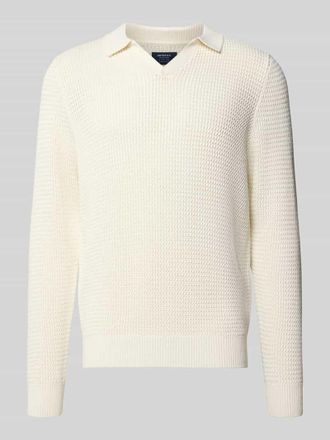 Mc Neal Strickpullover mit gerippten Abschl&uuml;ssen