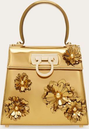 Ferragamo Damen Iconic Top Handle (S) Gold