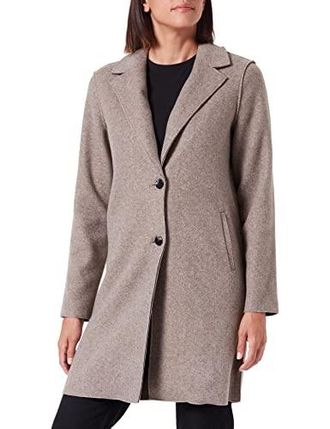 Only Femme Onlcarrie Bonded Coat Otw Noos Jacket, Caribou, M EU
