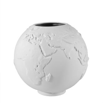 GOEBEL Vase Globe H 17cm &Oslash; 18cm Porzellan wei&szlig; Goebel Porzellan