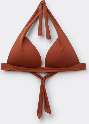 Calzedonia Gepolstertes Triangel-bikinioberteil Premium Fit Braun