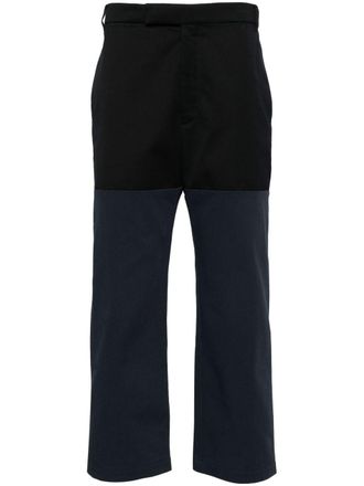 Thom Browne pantalon droit Unconstructed Combo - Bleu