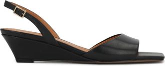 Kazar Femme, Chaussures, Noir, Taille: 35 EU Sandales Plateformes &agrave; Bout Carr&eacute;
