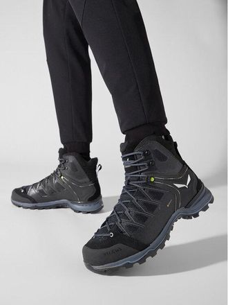Salewa Trekkingschuhe Ms Mnt Trainer Lite Mid Gtx GORE-TEX 61359-0971 Schwarz