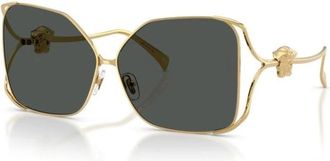 Versace Femme, Accessoires, Jaune, Taille: 62 MM Ve2288 Lunettes de soleil