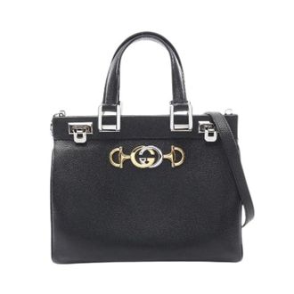 Gucci Pre-owned Zumi Small 2Way Top Handle Bag - Femme - Pre-owned - Noir - Taille: ONE Size
