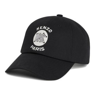 Kenzo Casquette brod&eacute;e embl&egrave;me Paris - Homme - Accessoires - Noir - Taille: ONE Size