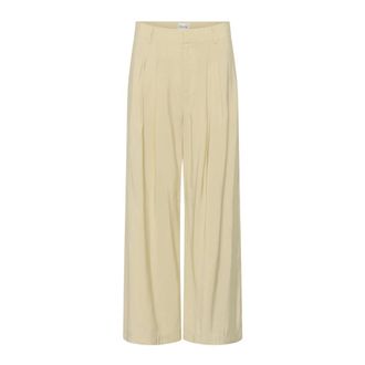 MY ESSENTIAL WARDROBE Femme, Pantalons, Beige, Taille: 46 FR Wide Pantalons