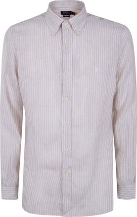 Polo Ralph Lauren Homme, Chemises, Multicolore, Taille: M Long Sleeves Sport Stripes Shirt