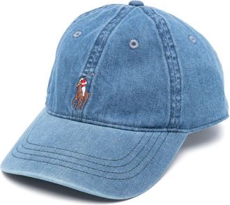 Polo Ralph Lauren casquette &agrave; motif Polo Pony - Bleu