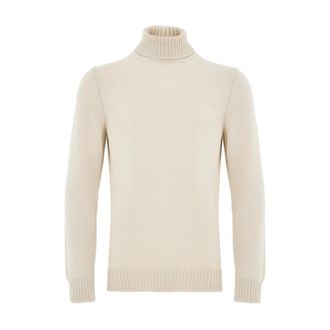Gran Sasso Homme, Pulls, Beige, Taille: 3XL Maglione Dolcevita