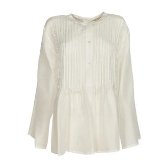 P.A.R.O.S.H. Parosh Shirts White - - Blouses & Shirts - Damen - Wei&szlig; - S