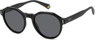 Polaroid Pld 6207/s 807/M9 BLACK Sunglasses Unisex Polycarbonate, Standard, 52