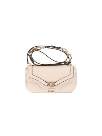 Guess Womens Crossbody Bag Off White Polyurethane Crossbody-bags