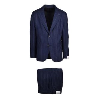 Eleventy Einknopf-Sakko - - Suits - Herren - Blau - 2XL