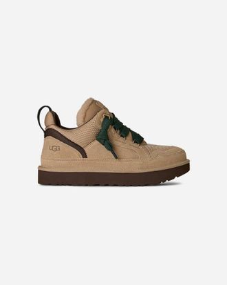 UGG Minimel Sneaker f&uuml;r Herren in Brown, Gr&ouml;&szlig;e Wildleder/Textil/Recycelte Materialien