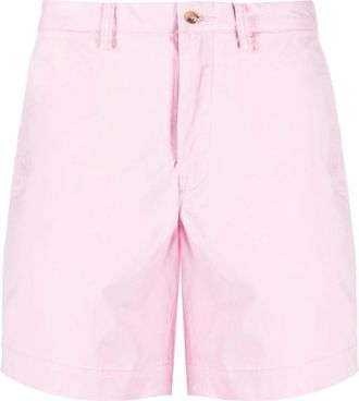 Ralph Lauren Homme, Shorts, Rose, Taille: W33 Bermuda Straight Fit Chino
