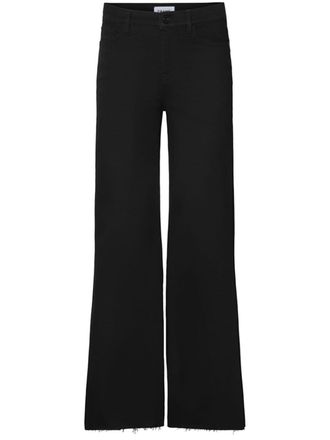 Frame Denim jean taille haute Le Palazzo à coupe ample - Noir