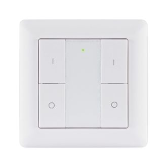 Paulmann 50134 Smart Home Zigbee Wandschalter On/Off/Dimm Wei&szlig; Steuerung Kunststoff