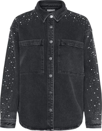 Kaffe Femme, Vestes, Gris, Taille: 44 FR Denim Vestes