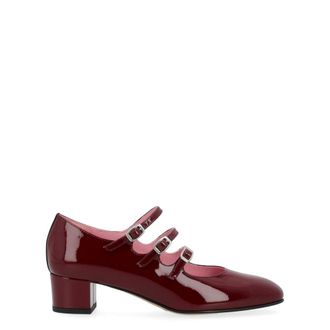 Carel Femme, Chaussures, Rouge, Taille: 40 EU Escarpin à Talon Haut en Cuir Verni Bordeau