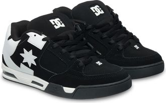DC Sneaker DC SHOES DC COMMAND, Herren, Gr. 41, schwarz, wei&szlig;, Leder, Synthetik, Schuhe Sneaker