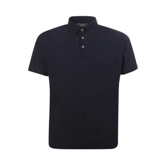 Zanone Homme, Tops, Bleu, Taille: M Polo Bleu Icecotton Slim Fit